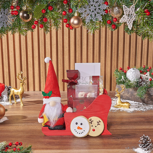 Sweet Holiday Sleigh Ride - Hamilton Baskets - Hamilton Delivery